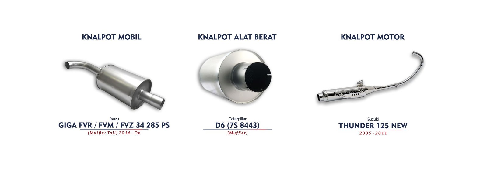 Perbedaan Sistem Knalpot pada Mobil, Motor, dan Alat Berat - Fajar ...